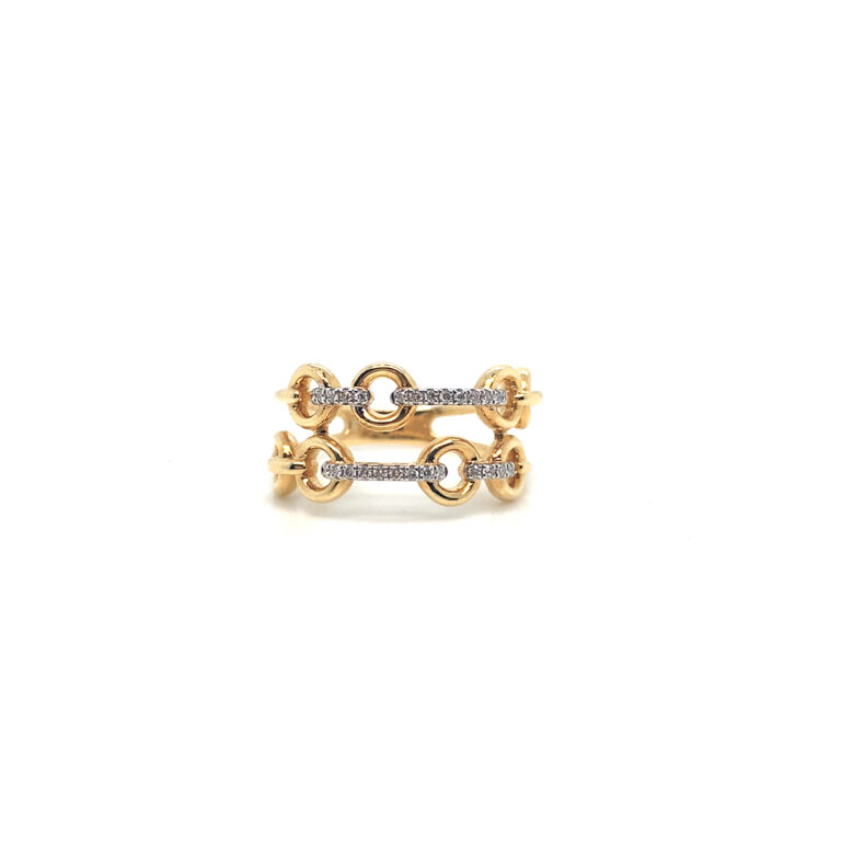 18K Gold Anchor Chain | Diamond-Accented Bold Jewelry - Houston ...