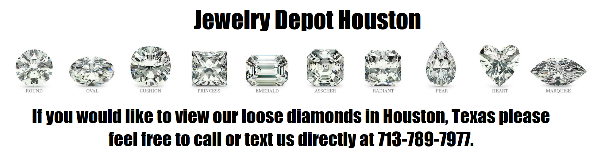 Jewelry Depot Houston – Loose Diamonds in Houston